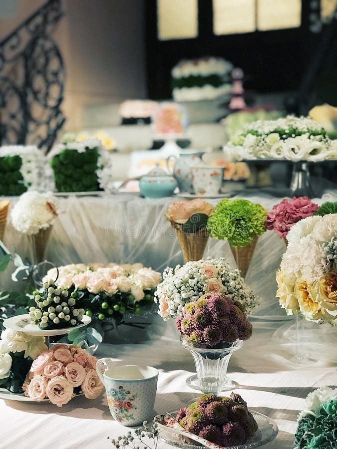 Flower dinner stock photo. Image of dinner, cookies - 172916036