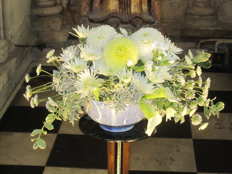 Church Flowers stock image. Image of flower, church - 128382789