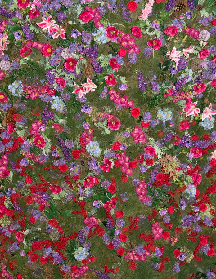 Flower Display of Colourful Flowers Stock Image - Image of lily, pine ...