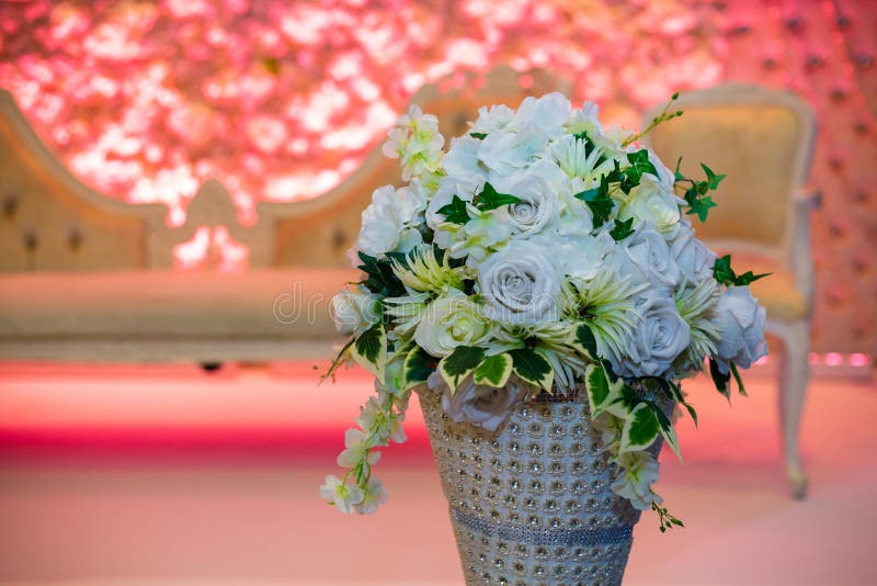 Flower display in vase stock photo. Image of ceremony - 138529996