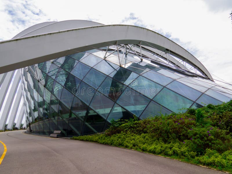 Flower Dome, Singapore editorial image. Image of park - 276674215