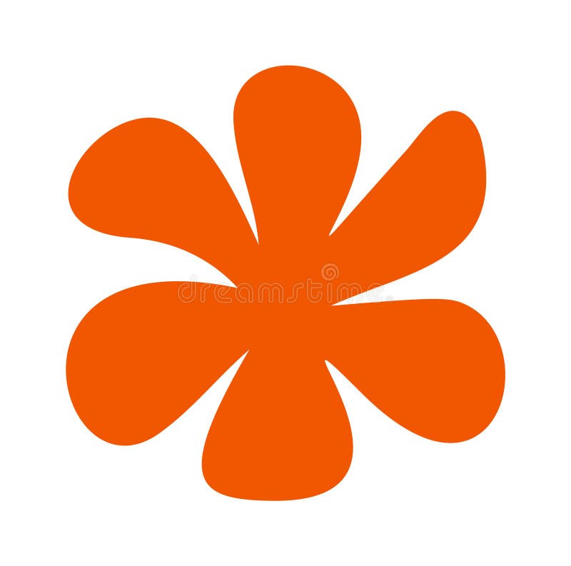 Flower Drawing Bloom Decorative Print Stock Vector - Illustration of ...