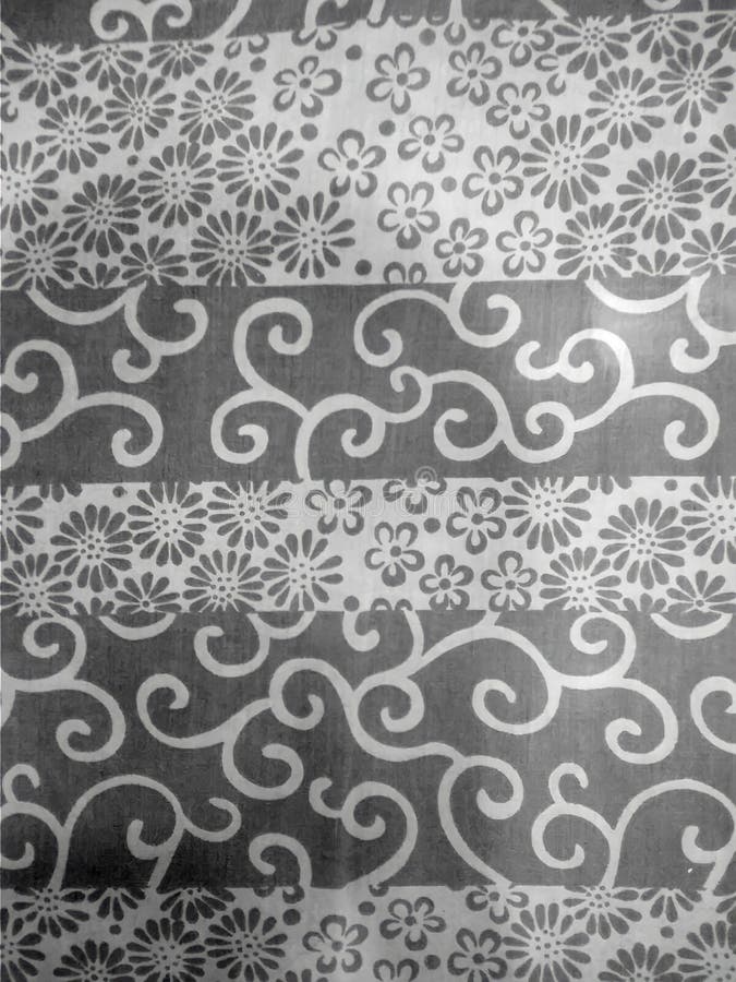 Flower Engraving Motif on Cloth Stock Image - Image of motif, flower ...