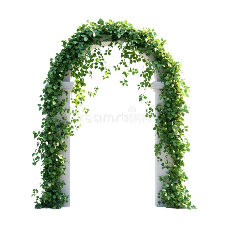 Flower Entry Gate Arch on Transparent Background - Ai Generated Stock ...