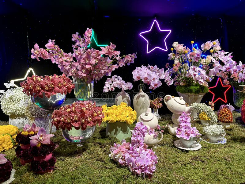 Flower Exhibition in Israel at the Expo Tel Aviv Complex Editorial ...