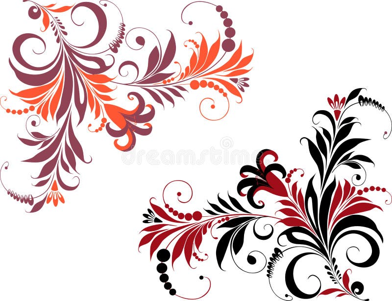 Flowers doodles stock vector. Illustration of petal, drawing - 44157694