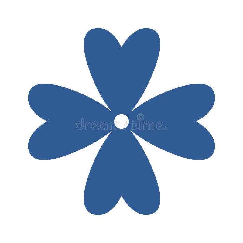 Flower Figure Icon stock vector. Illustration of shape - 275431369