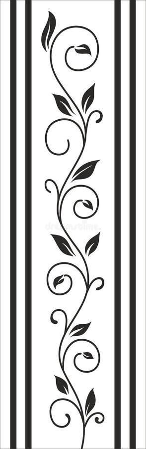 Flower Floral Pattern Glass Designs in CDR Vector Stock Vector ...