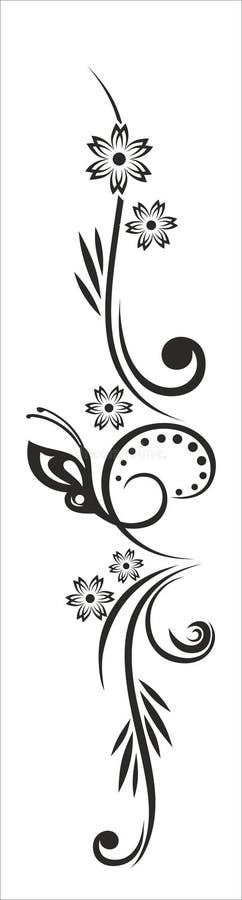 Flower Floral Pattern Glass Designs in CDR Vector Stock Vector ...