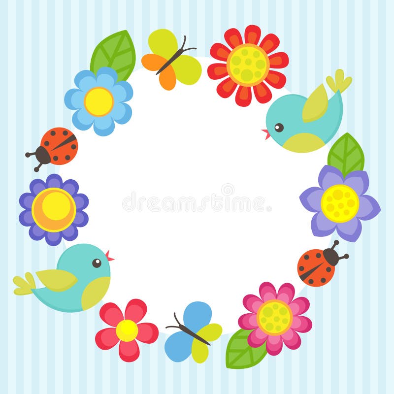Flower frame stock vector. Illustration of flower, daisy - 25278103