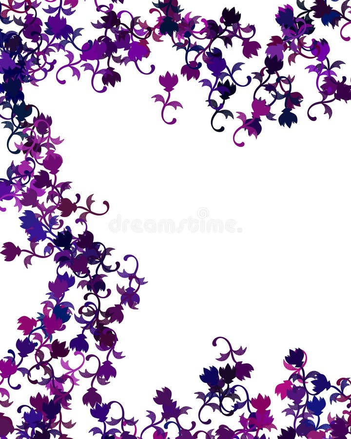 Flower Frame stock illustration. Illustration of abstract - 4524649