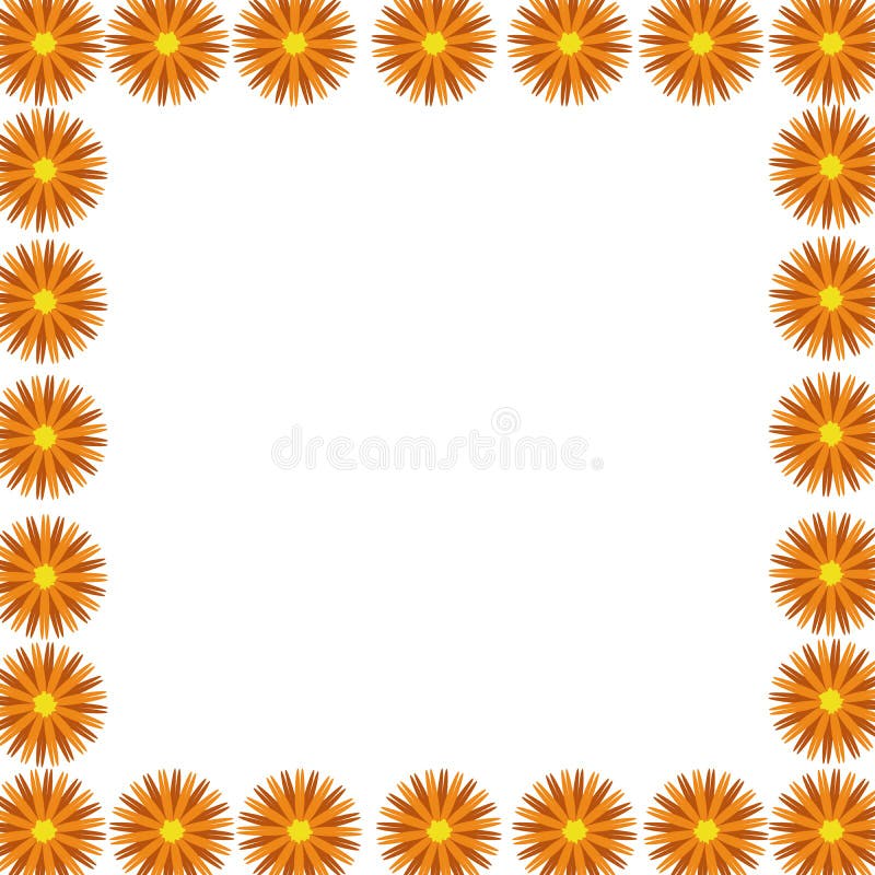 Flower Frame - Illustration. Flower. Plant. Seed. Frame. Vector Stock ...