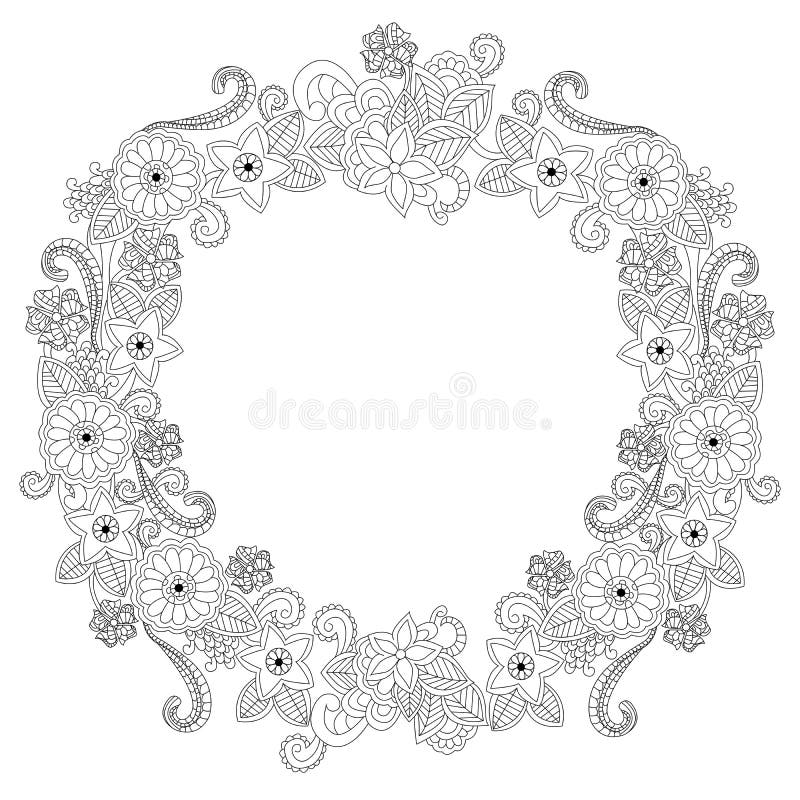 Zentangle Inspired Stock Illustrations – 790 Zentangle Inspired Stock ...