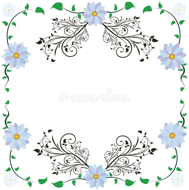 Flower Frameworkon Stock Illustrations – 1 Flower Frameworkon Stock ...