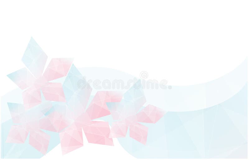 Flower Geometric Background Stock Vector - Illustration of template ...