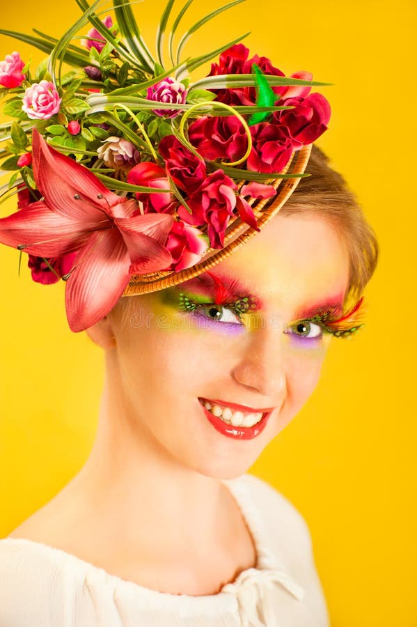 Flower Girl stock photo. Image of beautiful, caucasian - 19089884