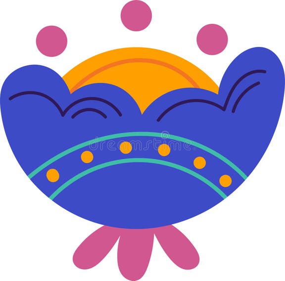 Flower Head Abstract stock vector. Illustration of floral - 306368749