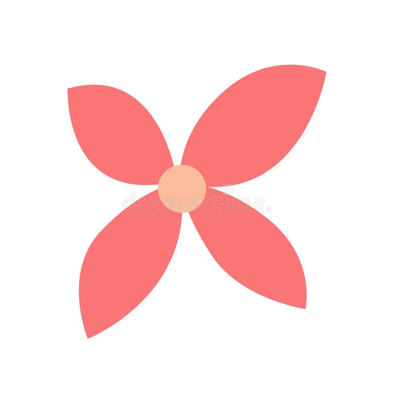 Flower Head Flat Design Template Elements, Flower Head Clip Art Vector ...