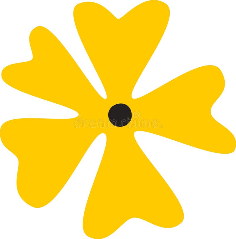 Flower Head Cartoon stock vector. Illustration of floral - 306484312