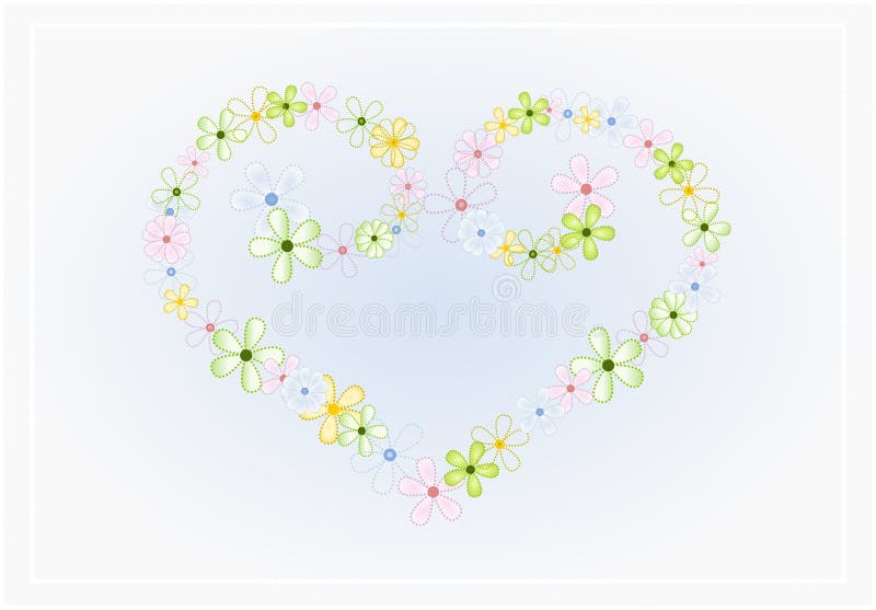 Flower Heart Simple Drawing Stock Illustrations – 10,633 Flower Heart ...