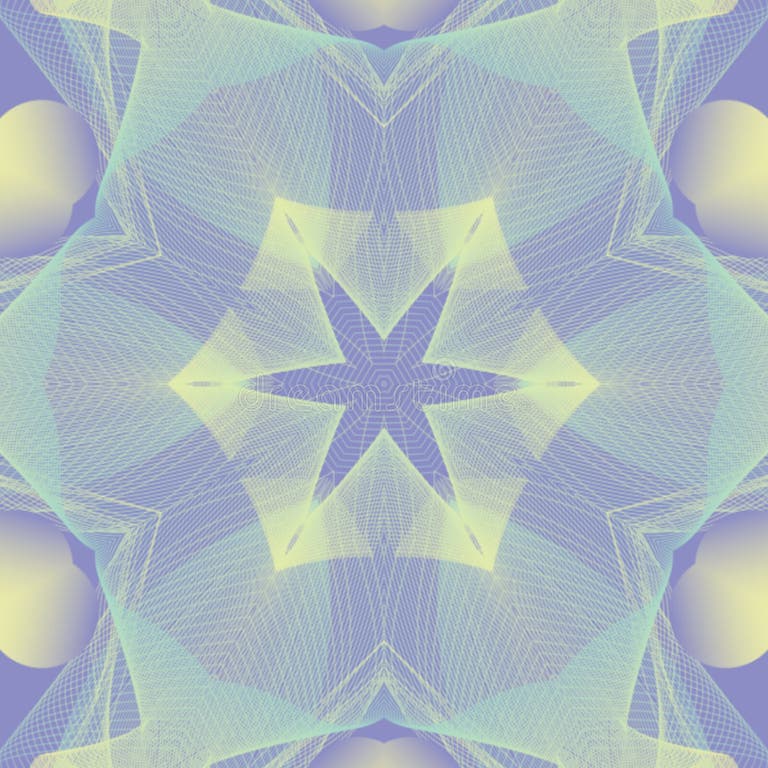 The Flower Hexagonal Pastel Stock Illustration - Illustration of circle ...