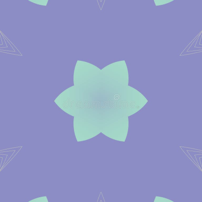 The Flower Hexagonal Pastel Stock Illustration - Illustration of violet ...