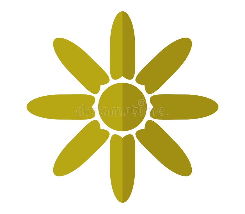 Flower icon stock illustration. Illustration of abstract - 82727906