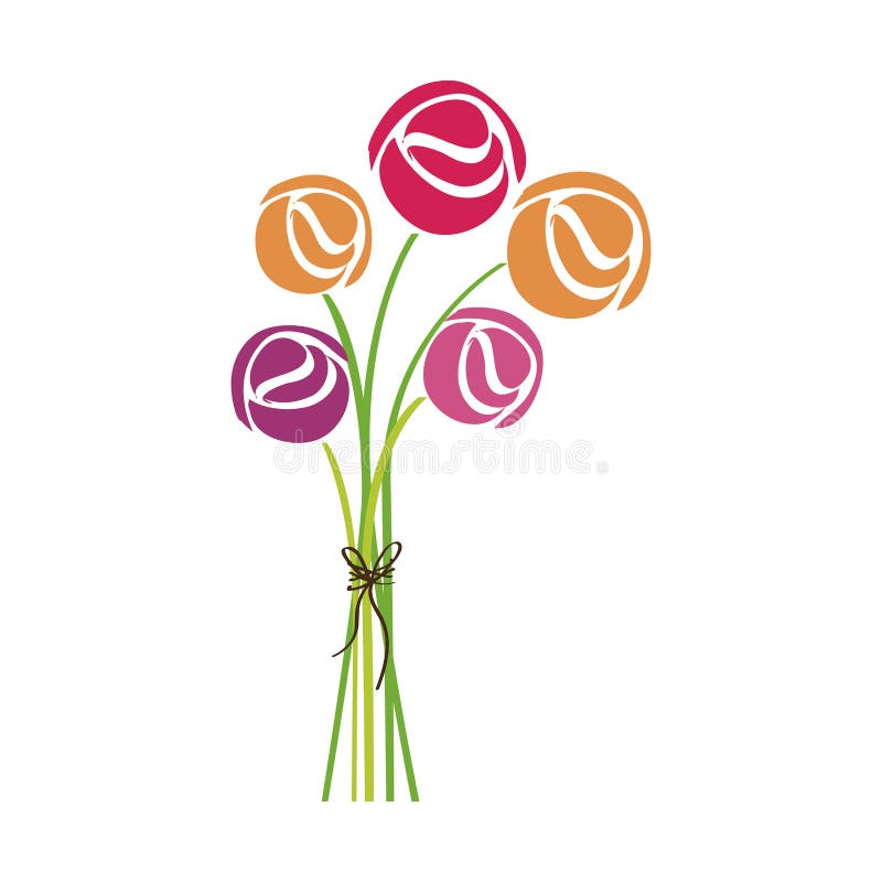 Flower icon image stock vector. Illustration of garden - 79574536