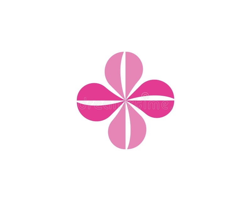 Flower icon logo template stock vector. Illustration of elements ...