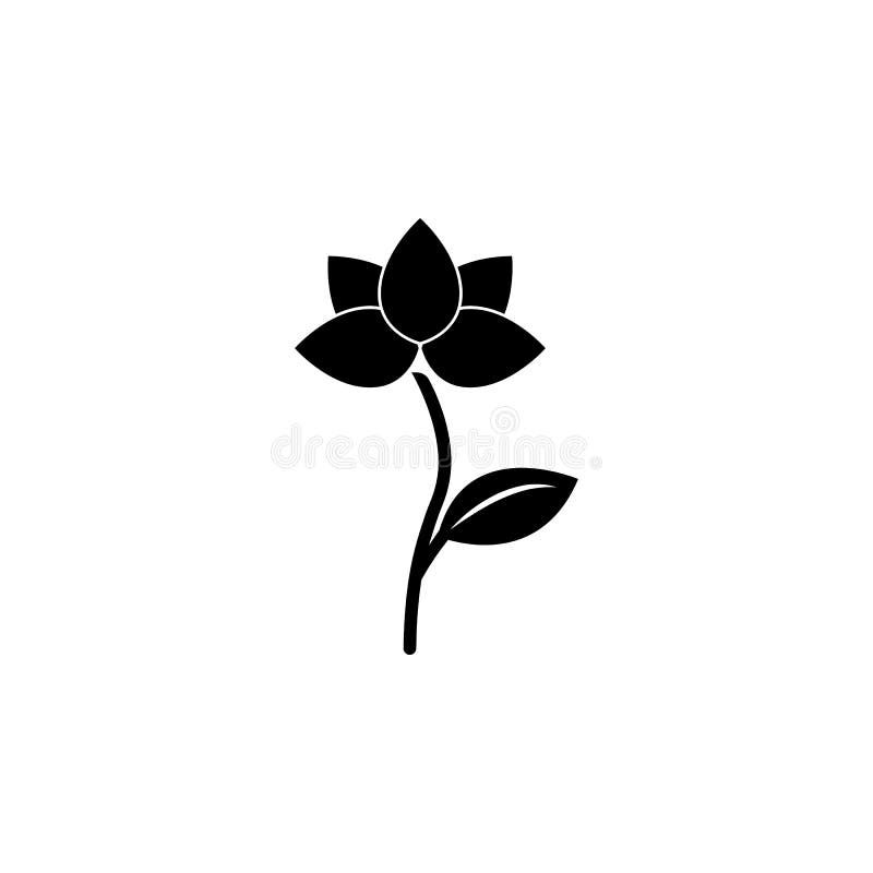 Flower Icon. Simple Element Illustration. Flower Symbol Design Template ...