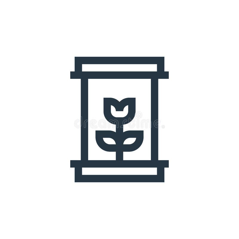 Flower Icon Vector from Futuristic Technology Concept. Thin Line ...