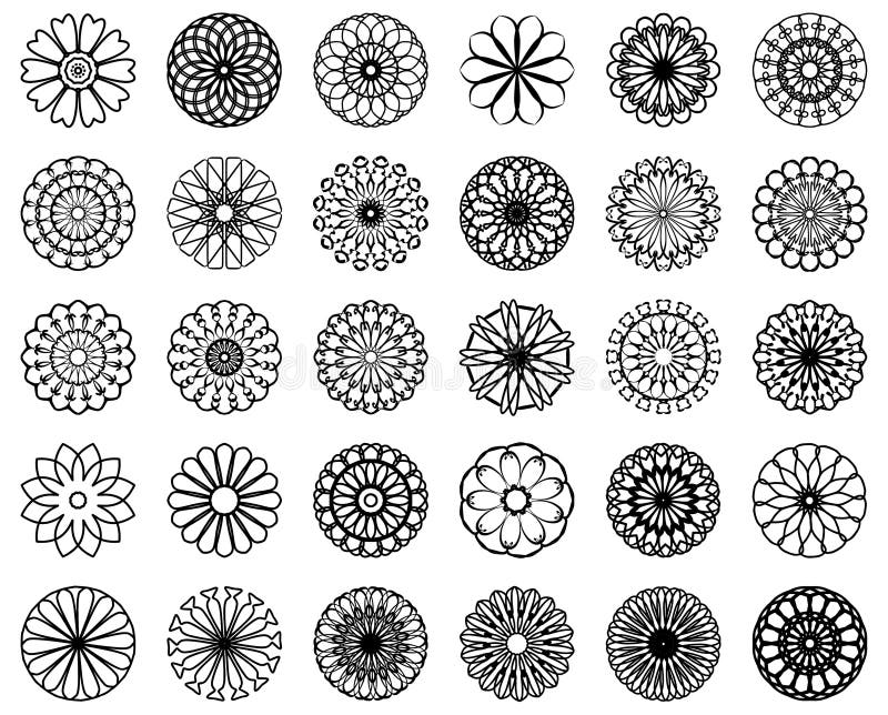 Flower icons stock vector. Illustration of flower, isolated - 134465815