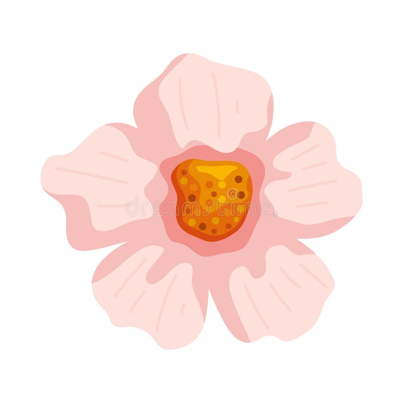 Flower illustration icon stock vector. Illustration of vector - 290995421