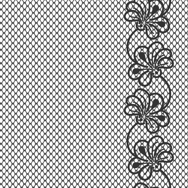 Flower lace border stock vector. Illustration of craft - 115049550