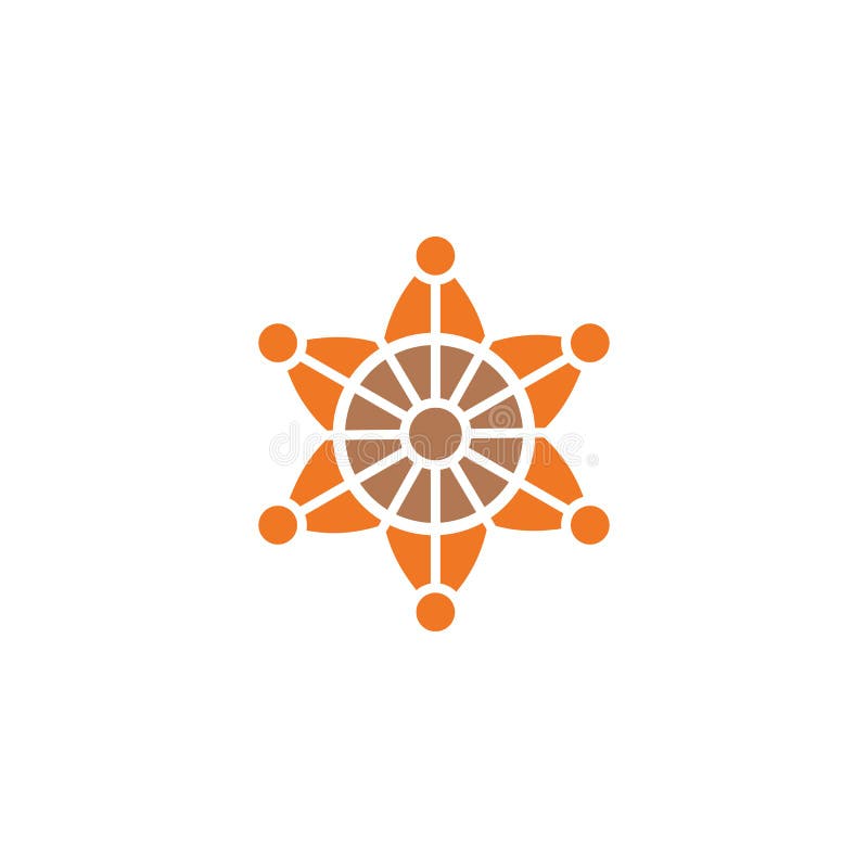 Flower of Life Design Vector Illustration Template Stock Vector ...