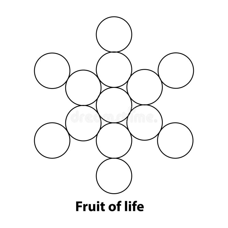 The Flower of Life is One of the Basic Sacred Geometry Shapes Stock ...