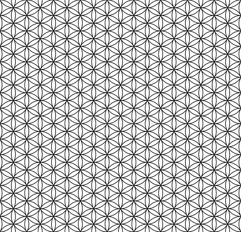 Flower of Life Pattern, and Seamless Tile To Use As a Background Stock ...