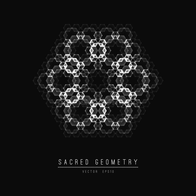 Flower of Life. Sacred Geometry. Symbol Harmony and Balance. Vector ...