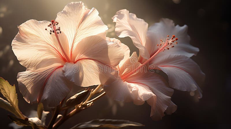 Flower light and shadow stock illustration. Illustration of beauty ...