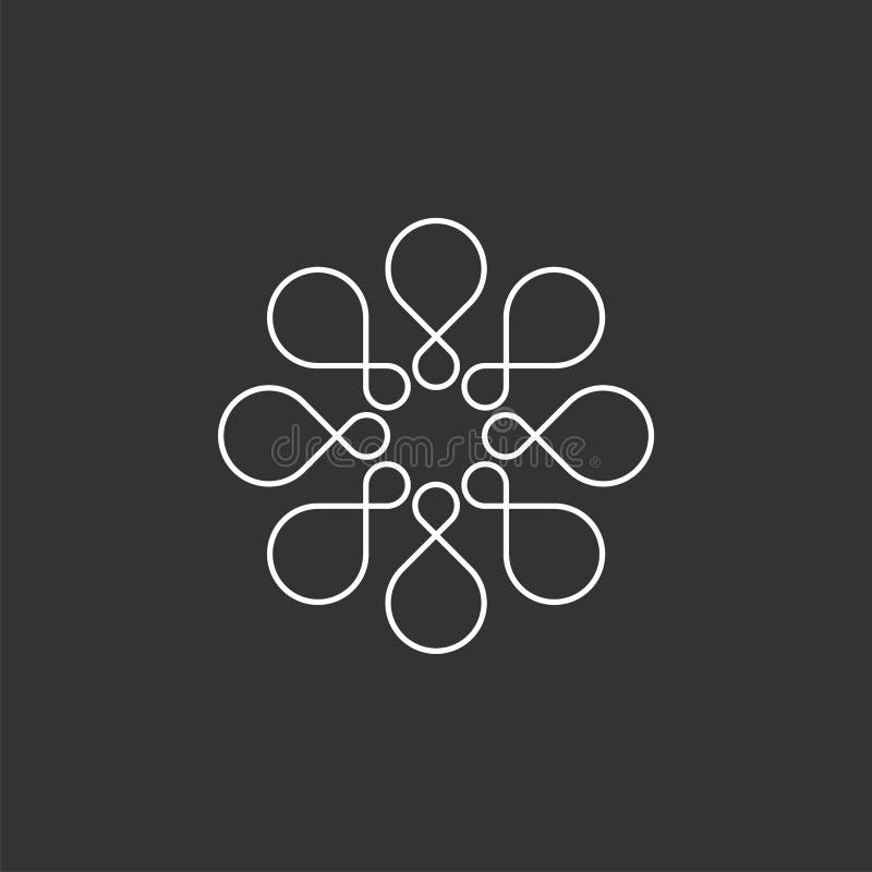Flower Loop Logo Template Illustration Design. Vector EPS 10 Stock ...