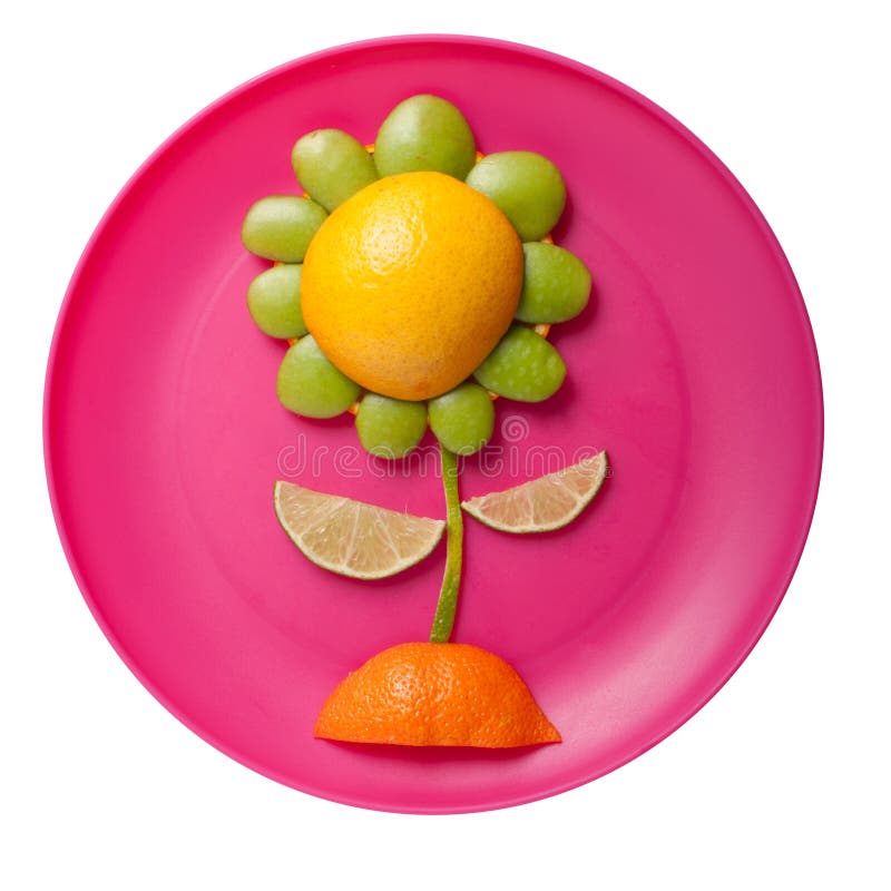 A Flower Made of Children S Blocks Stock Image - Image of children ...