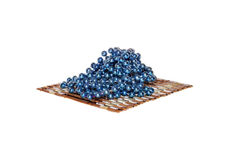 Flower Mat Isolated on White Background Stock Image - Image of green ...