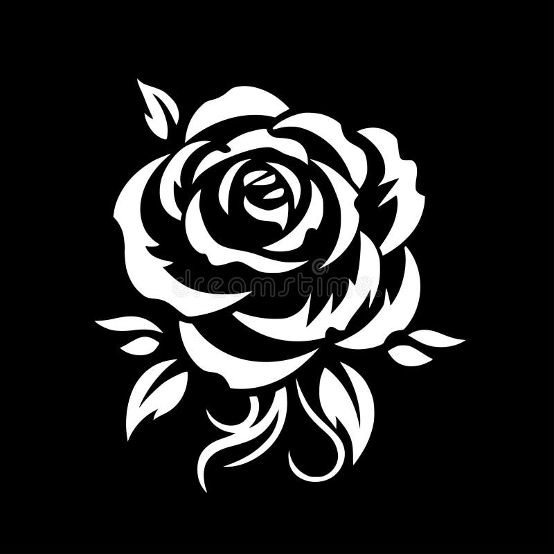 Flower - Minimalist and Flat Logo - Vector Illustration Stock Vector ...