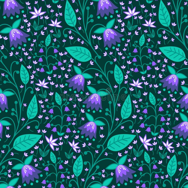 Flower nature pattern stock vector. Illustration of fabric - 62439755