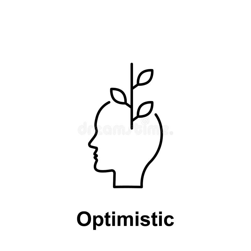 Flower, Optimistic, Head Icon. Element of Creative Thinkin Icon Witn ...
