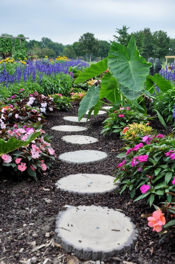 Flower path stock photo. Image of attractions, iowa, travel - 10694658