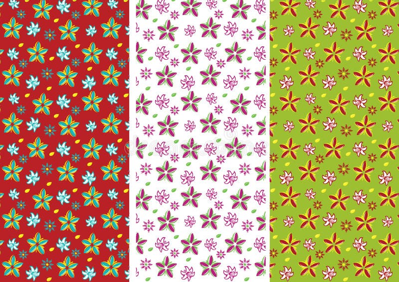 Flower pattern stock vector. Illustration of graphic - 12398712