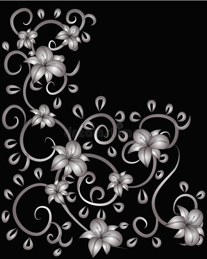Flower pattern stock vector. Illustration of imagery - 18203586