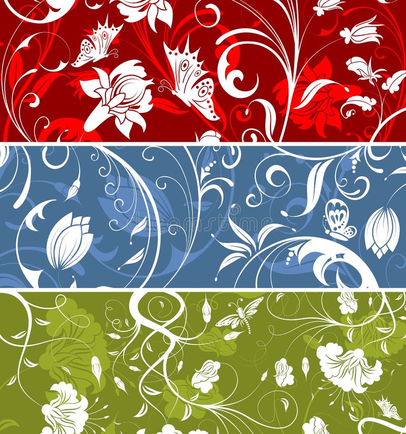 Flower pattern stock vector. Illustration of vector, wallpaper - 3683631