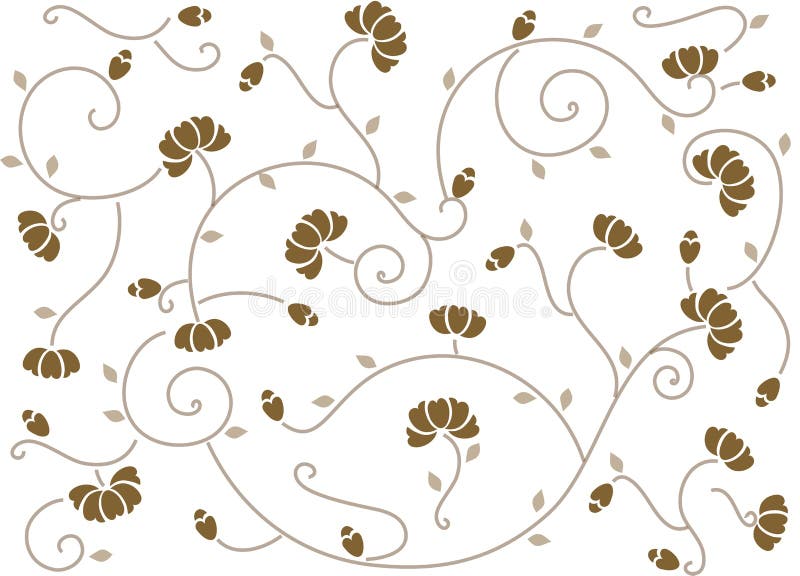 Flower pattern stock illustration. Illustration of flower - 9675721